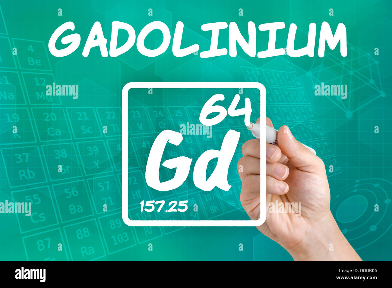 Gadolinium chemical element symbol hi-res stock photography and images ...