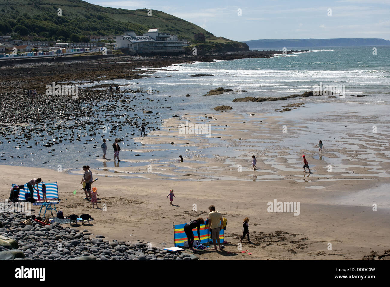 Westward Ho beach North Devon Stock Photo - Alamy
