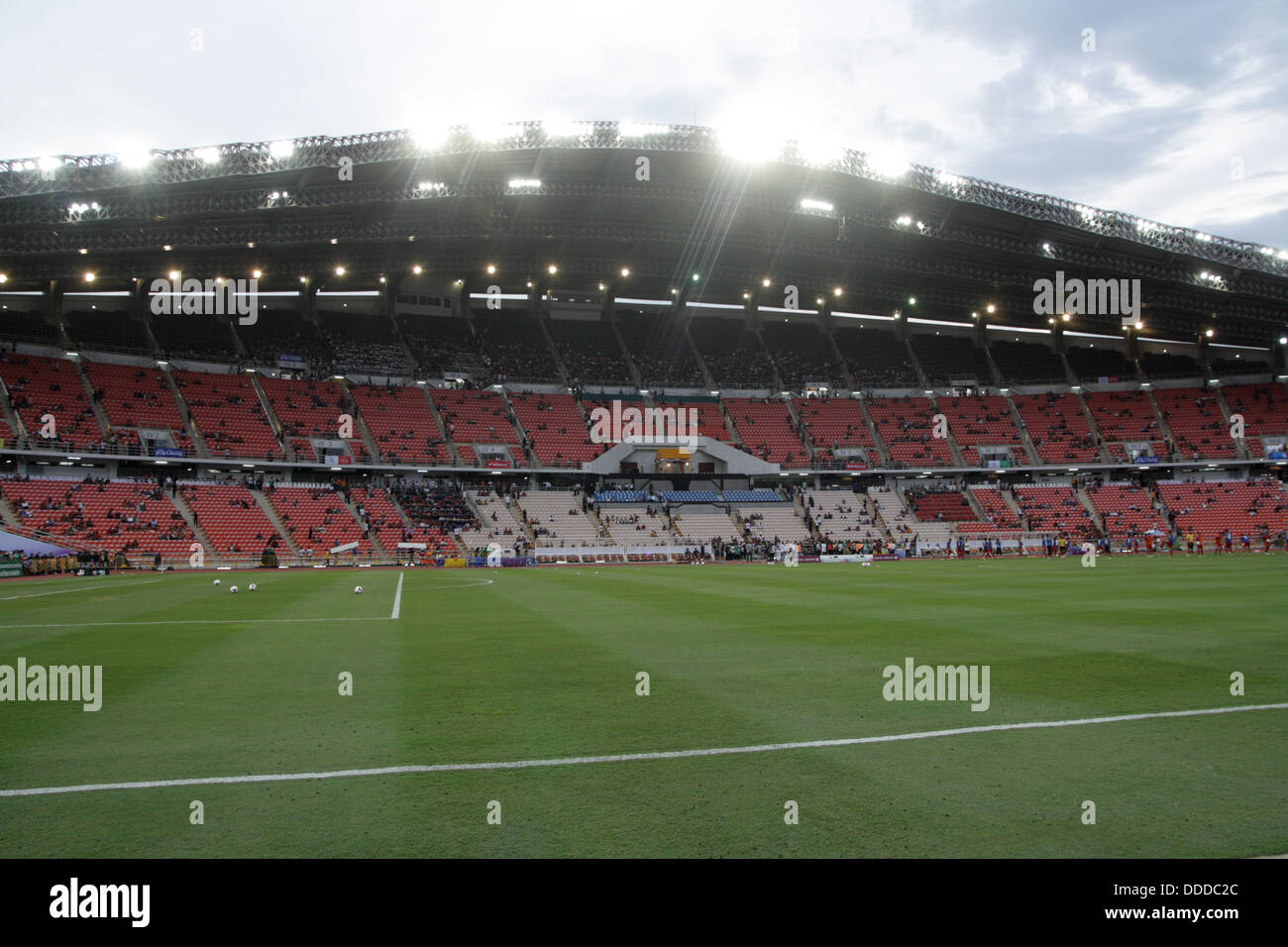 Rajmalanga Stadium during match between Barcelona FC and Thailand XI ...