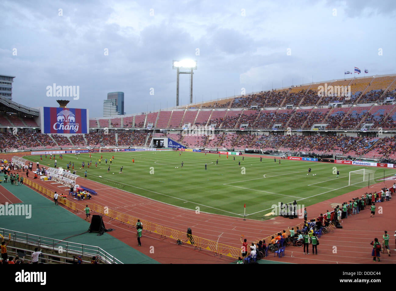 Rajmalanga Stadium during match between Barcelona FC and Thailand XI ...