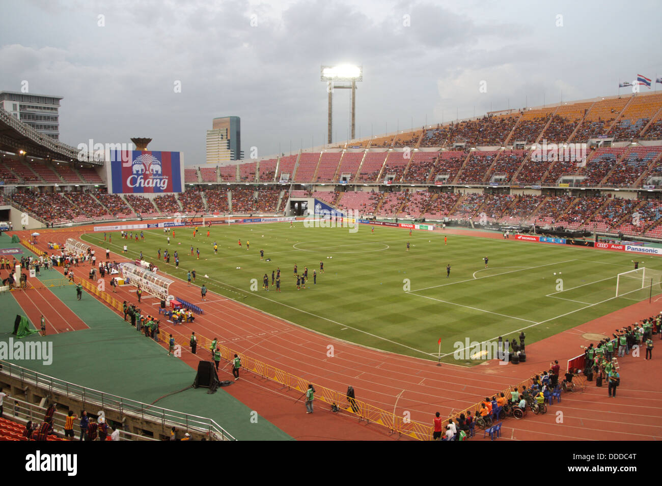 Rajmalanga Stadium during match between Barcelona FC and Thailand XI ...