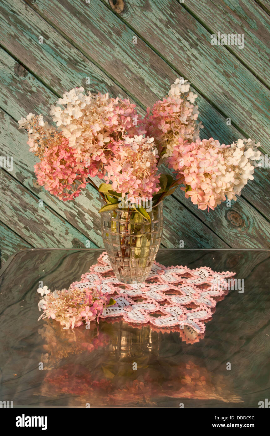 hydrangea still life bouquet Stock Photo - Alamy