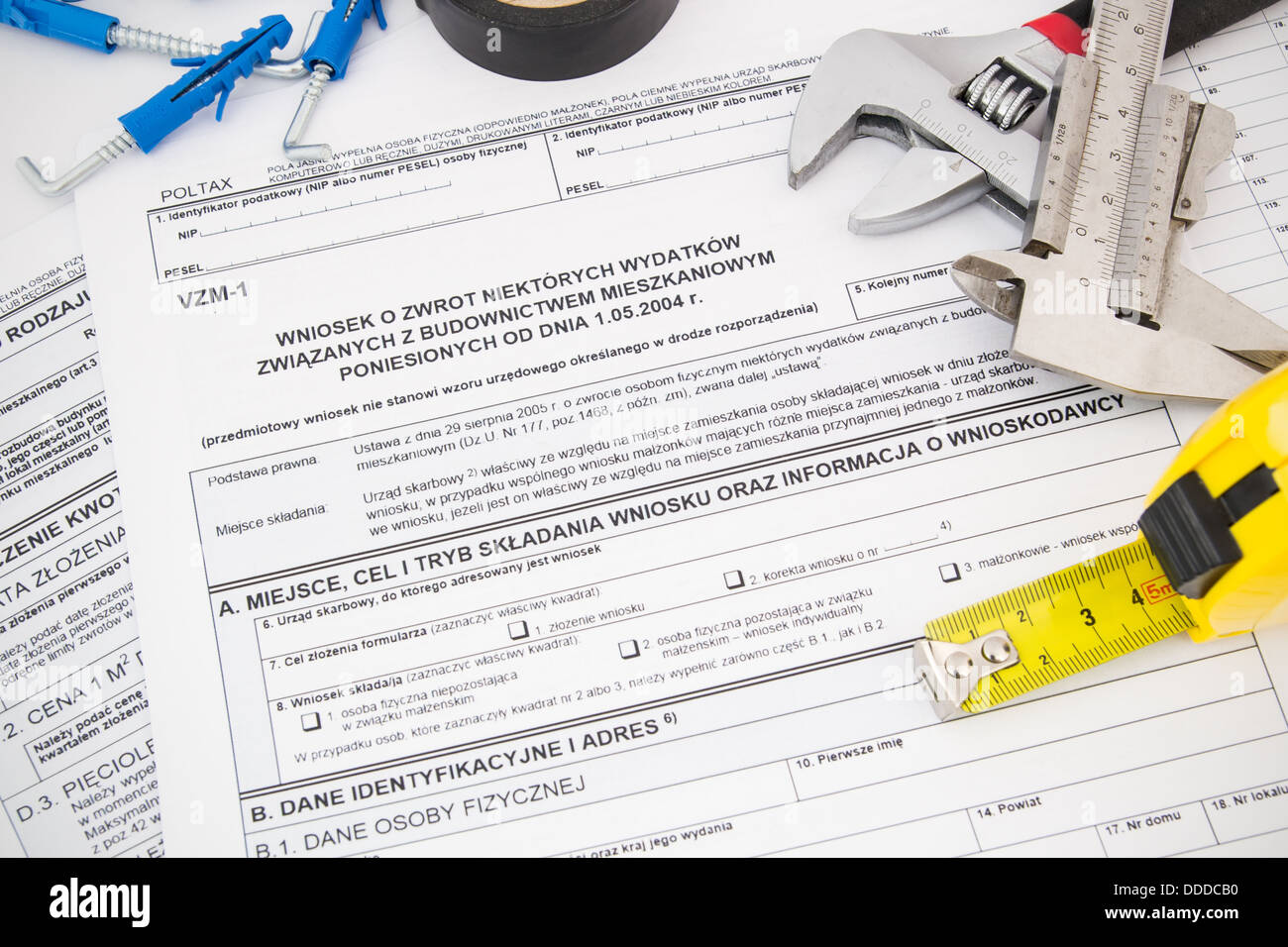Documentation form hi-res stock photography and images - Alamy