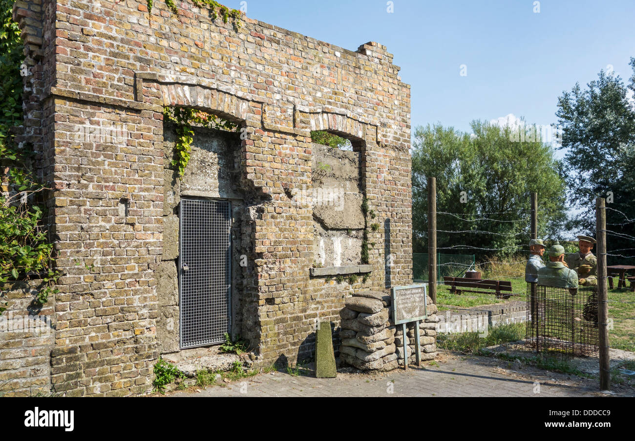 Old station of Ramskapelle, Belgian First World War One pillbox ...