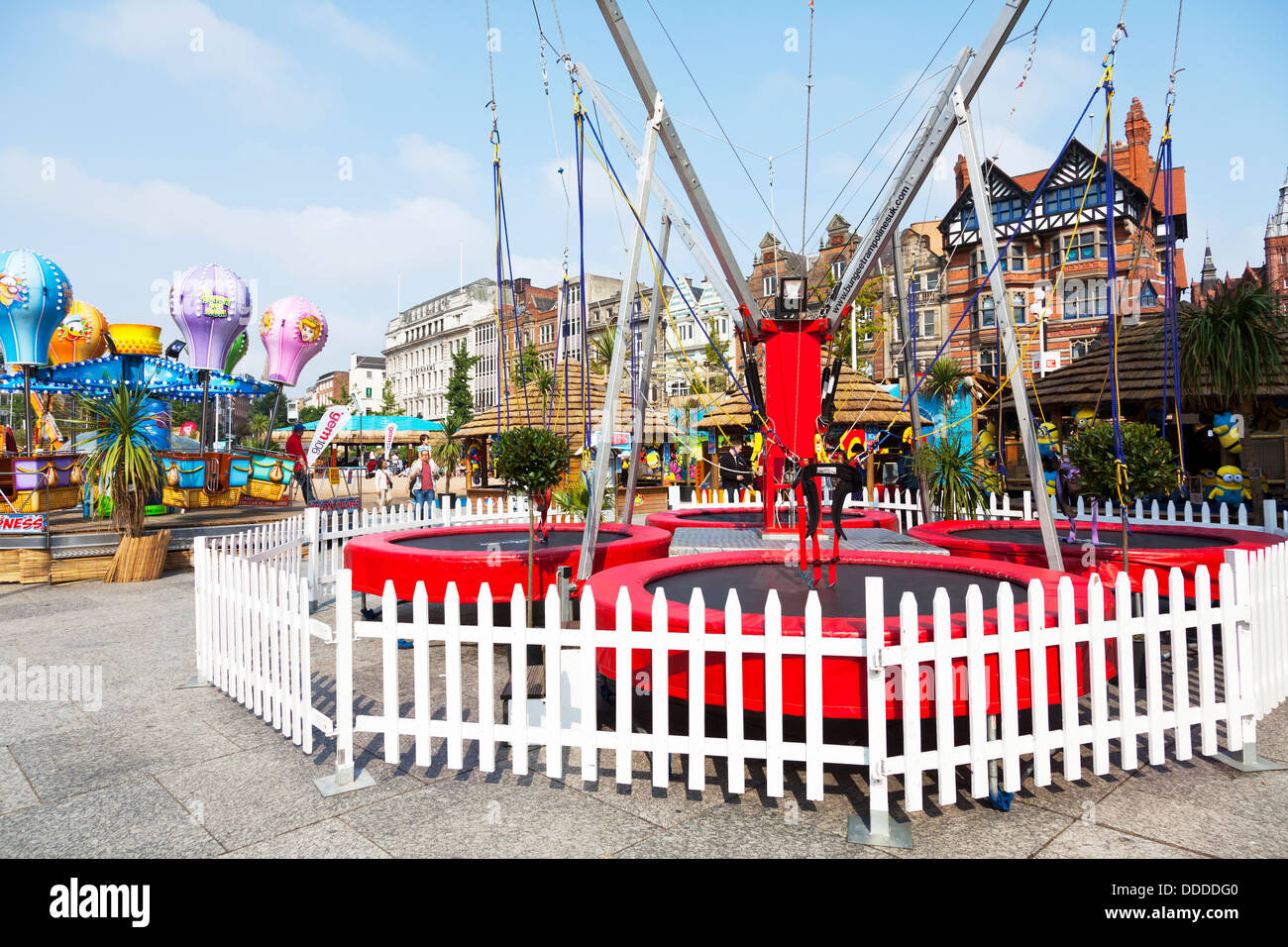 funfair fairground rides for kids at Nottingham City Centre ...