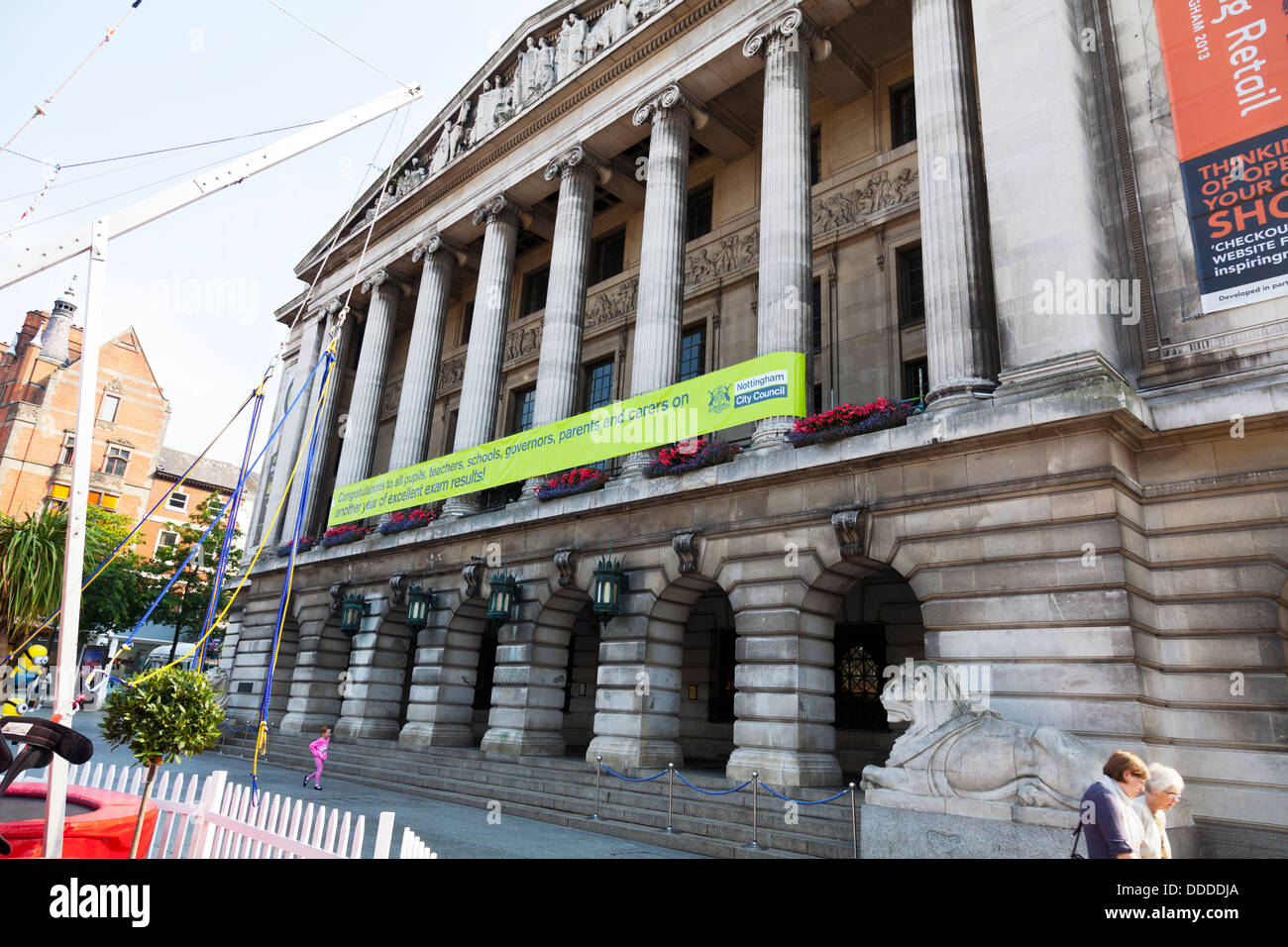 the Council House building Market Square Nottingham City Centre ...