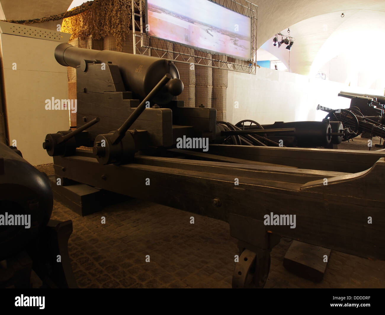 A military object displayed at the Royal Danish Arsenal Museum in ...