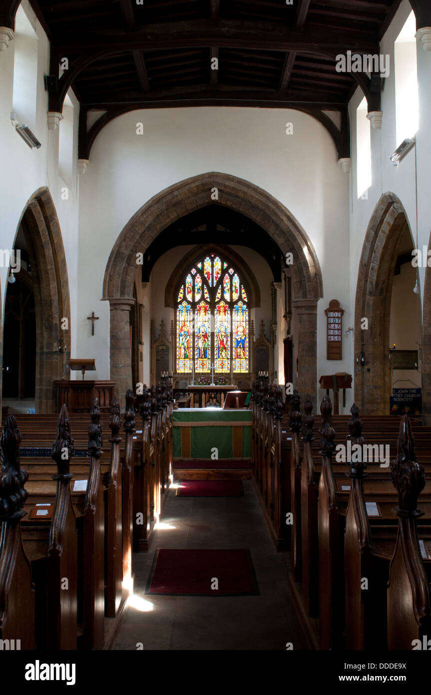 St. John the Baptist Church, Bodicote, Oxfordshire, England, UK Stock ...