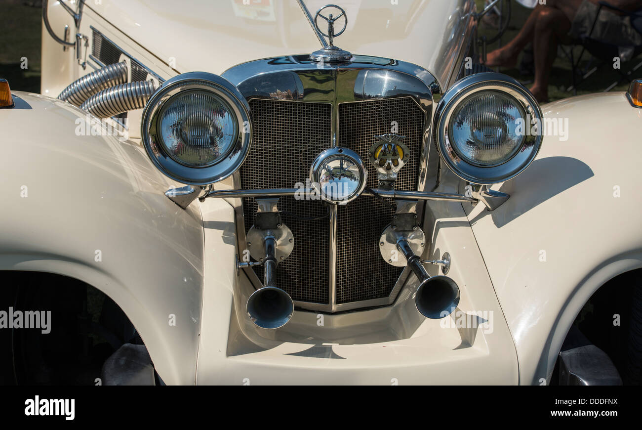 Classic cars on show Folkestone Kent Stock Photo - Alamy