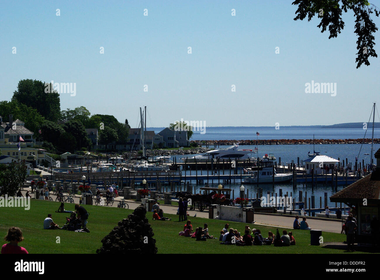 Mackinac island downtown hi-res stock photography and images - Alamy