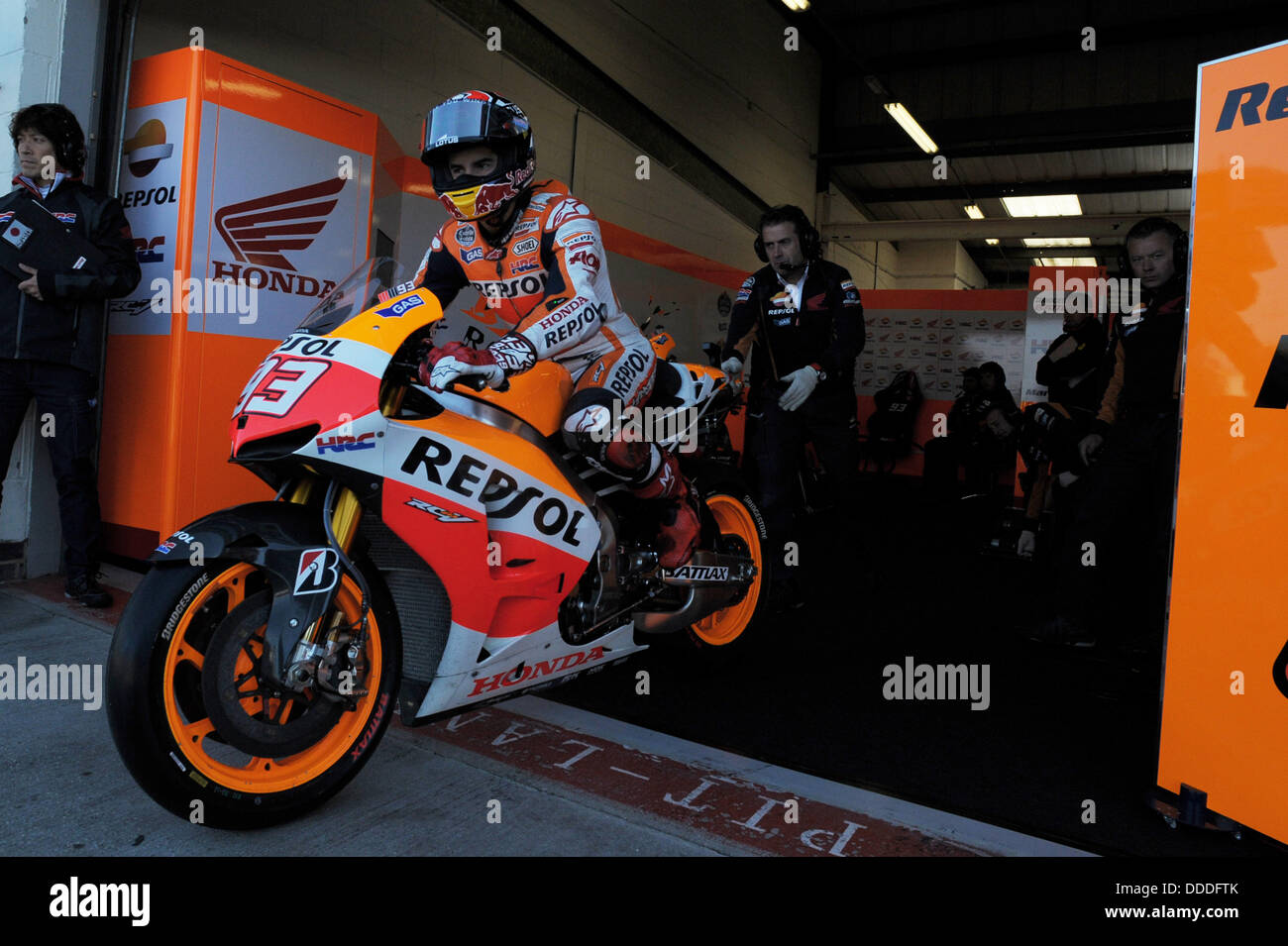 Silverstone, United Kingdom. 31st August 2013. Marc Marquez (Repsol ...
