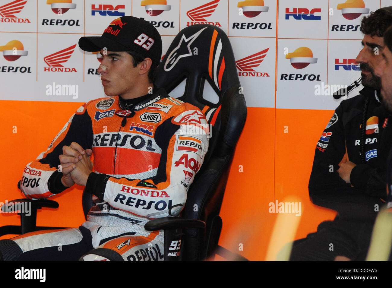 Silverstone, United Kingdom. 31st August 2013. Marc Marquez (Repsol ...