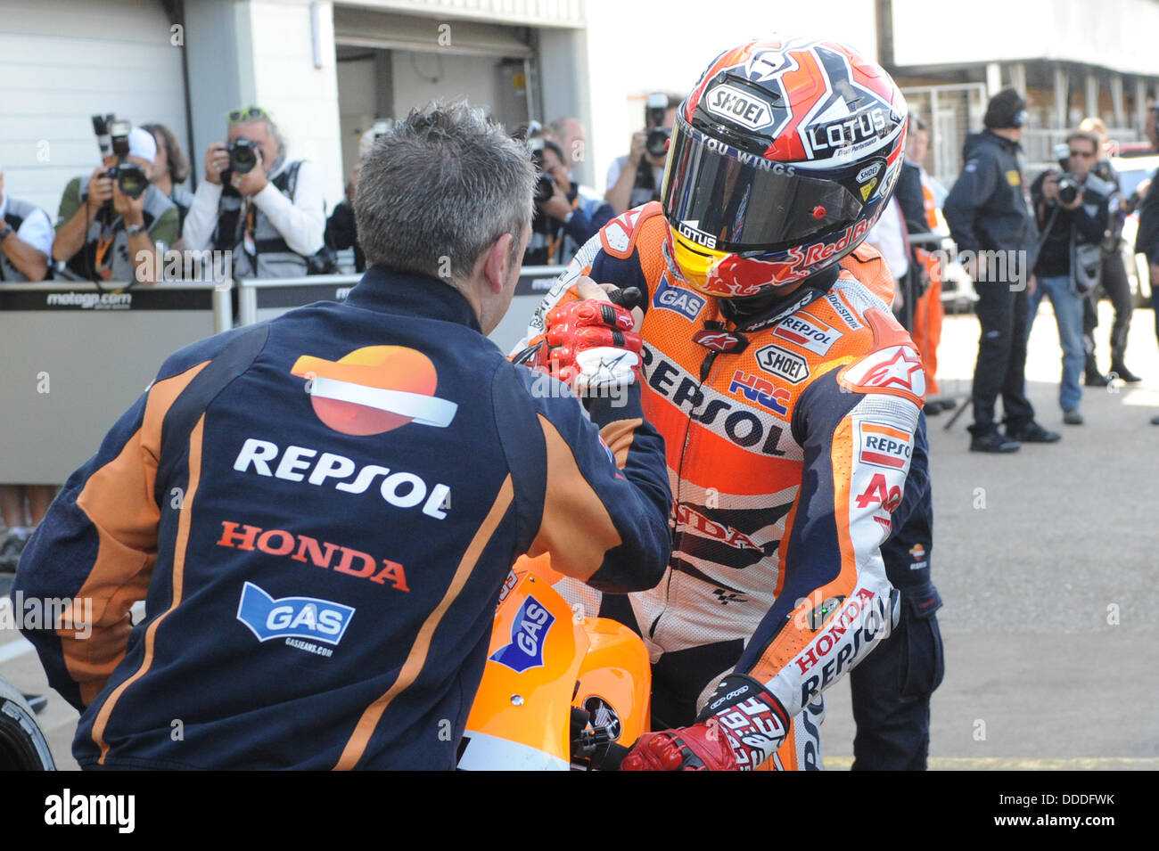Silverstone, United Kingdom. 31st August 2013. Marc Marquez (Repsol ...