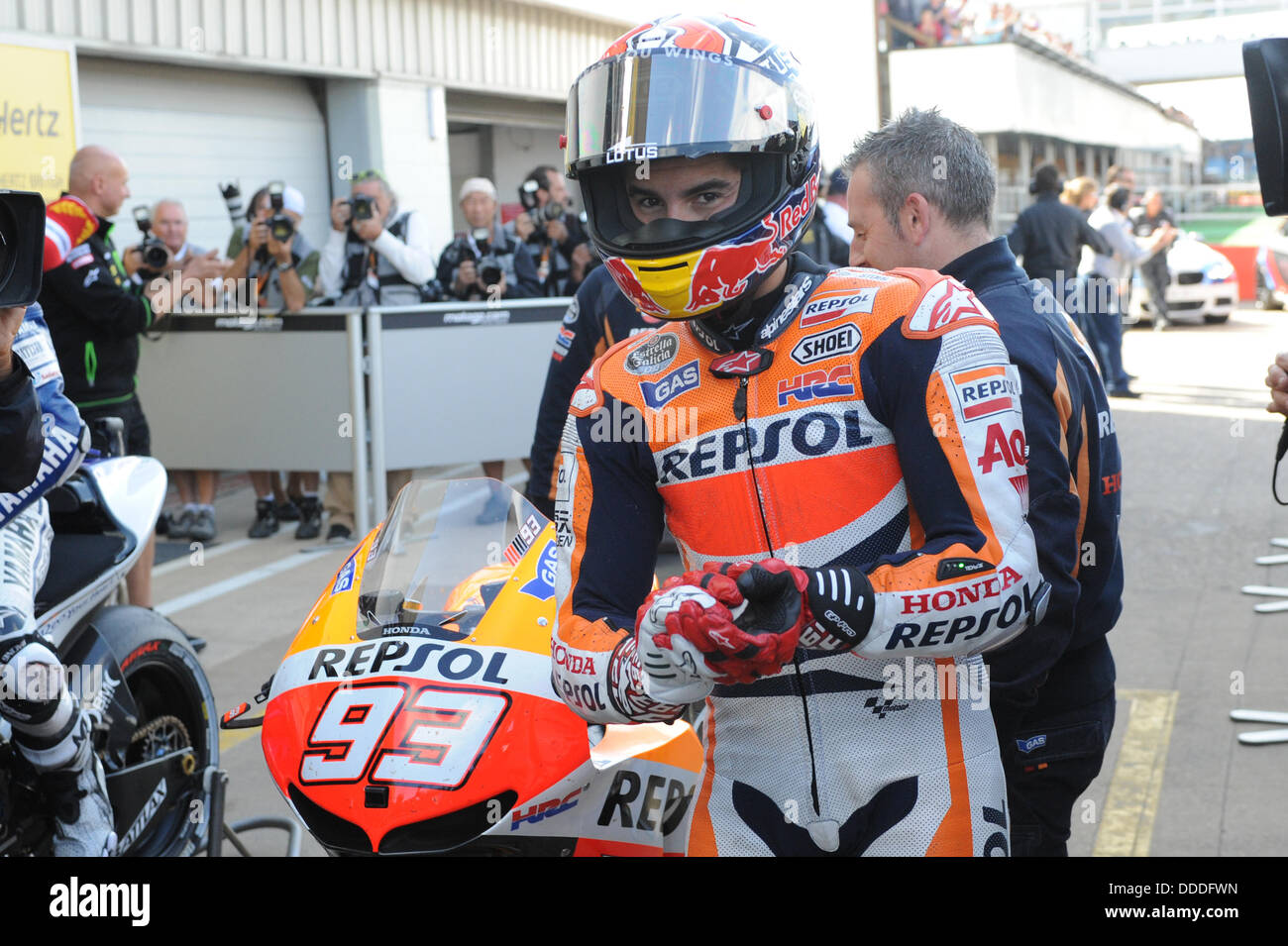 Silverstone, United Kingdom. 31st August 2013. Marc Marquez (Repsol ...