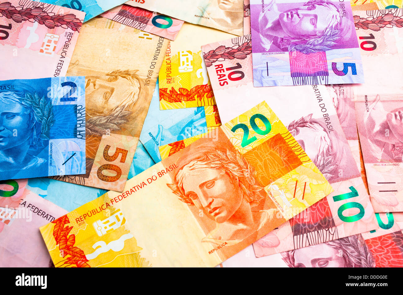 Brasilian real new currency Stock Photo - Alamy