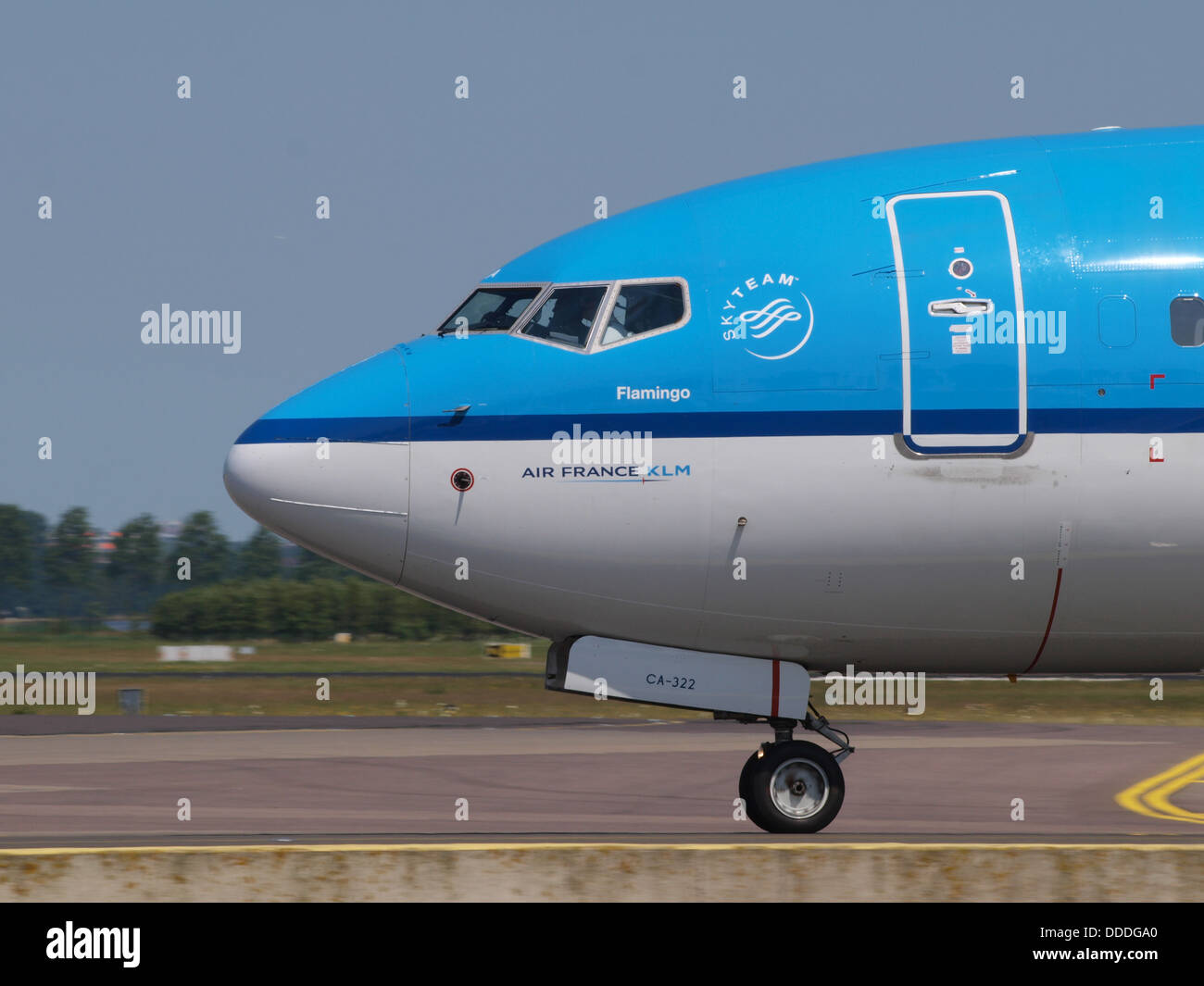 The PH-BCA Boeing 737-8K2(WL), operated by KLM Royal Dutch Airlines, is ...