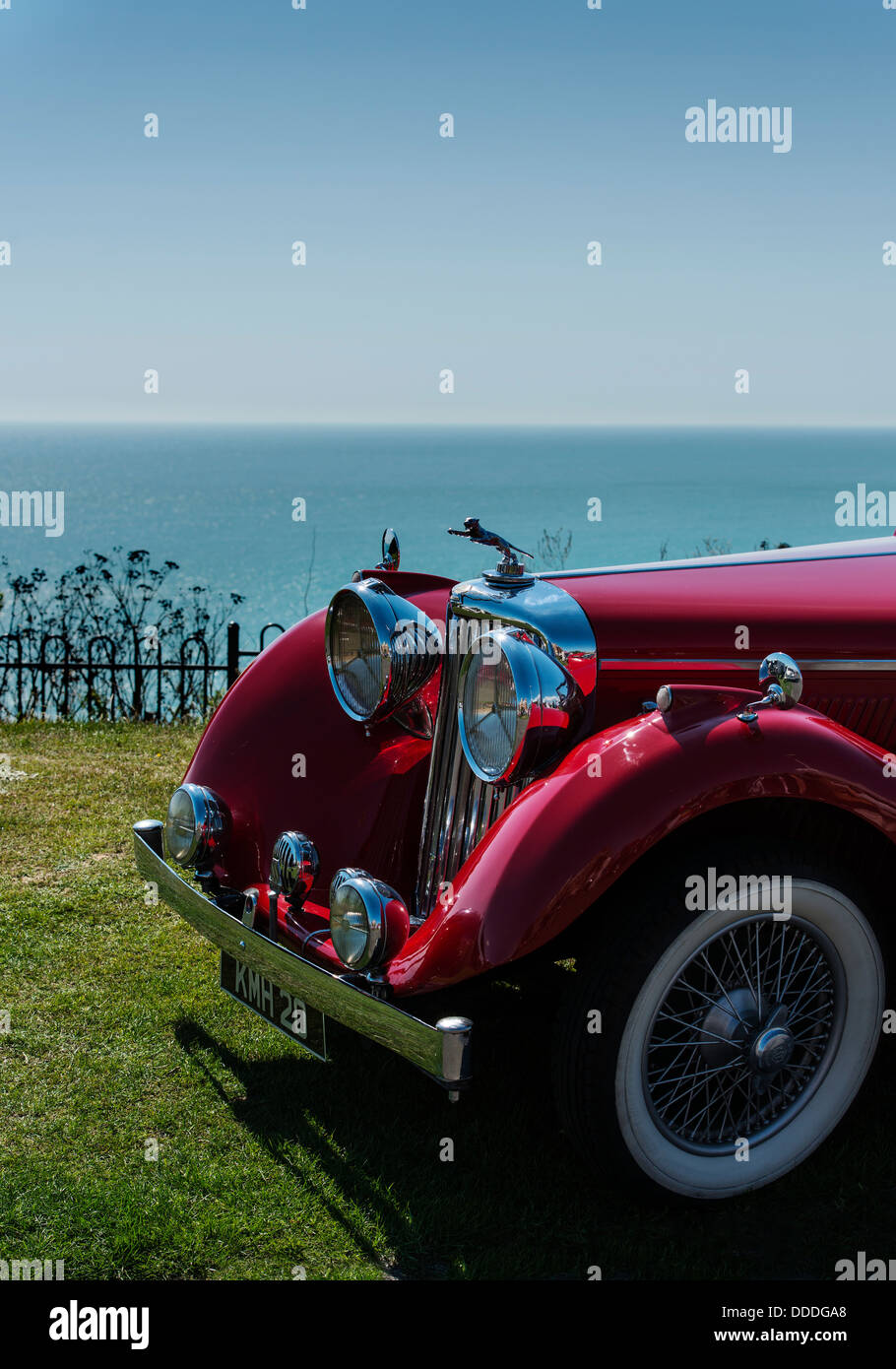 Classic cars on show Folkestone Kent Stock Photo - Alamy