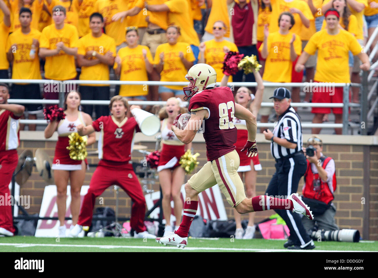 Chestnut Hill, Massachusetts, USA. 31st Aug, 2013. Boston College ...