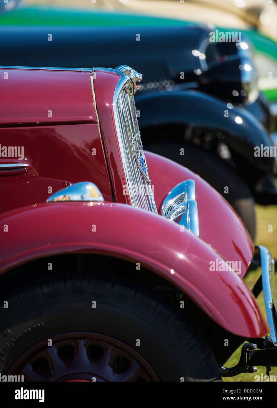 Classic cars on show Folkestone Kent Stock Photo - Alamy