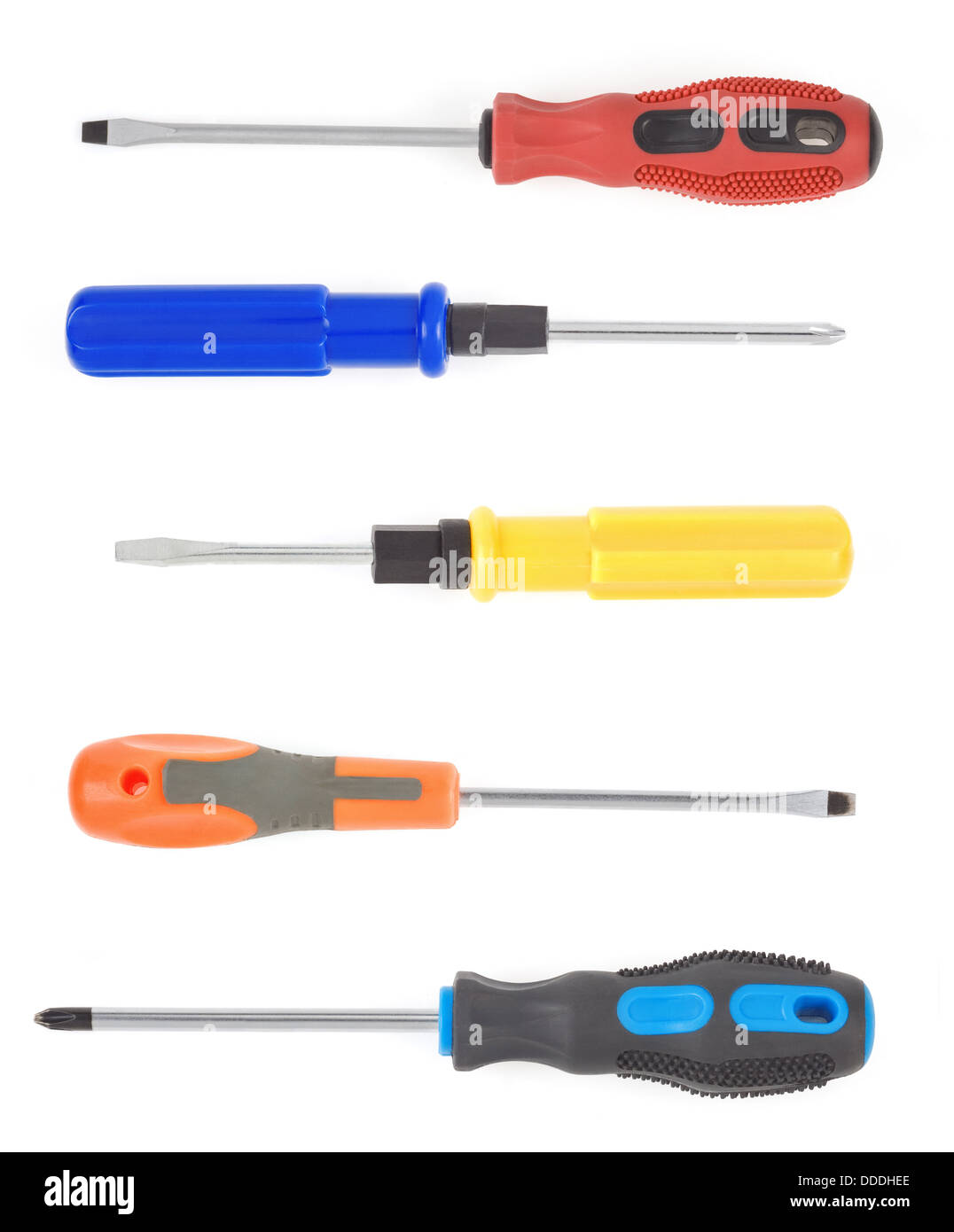screwdrivers tools isolated on white background Stock Photo - Alamy
