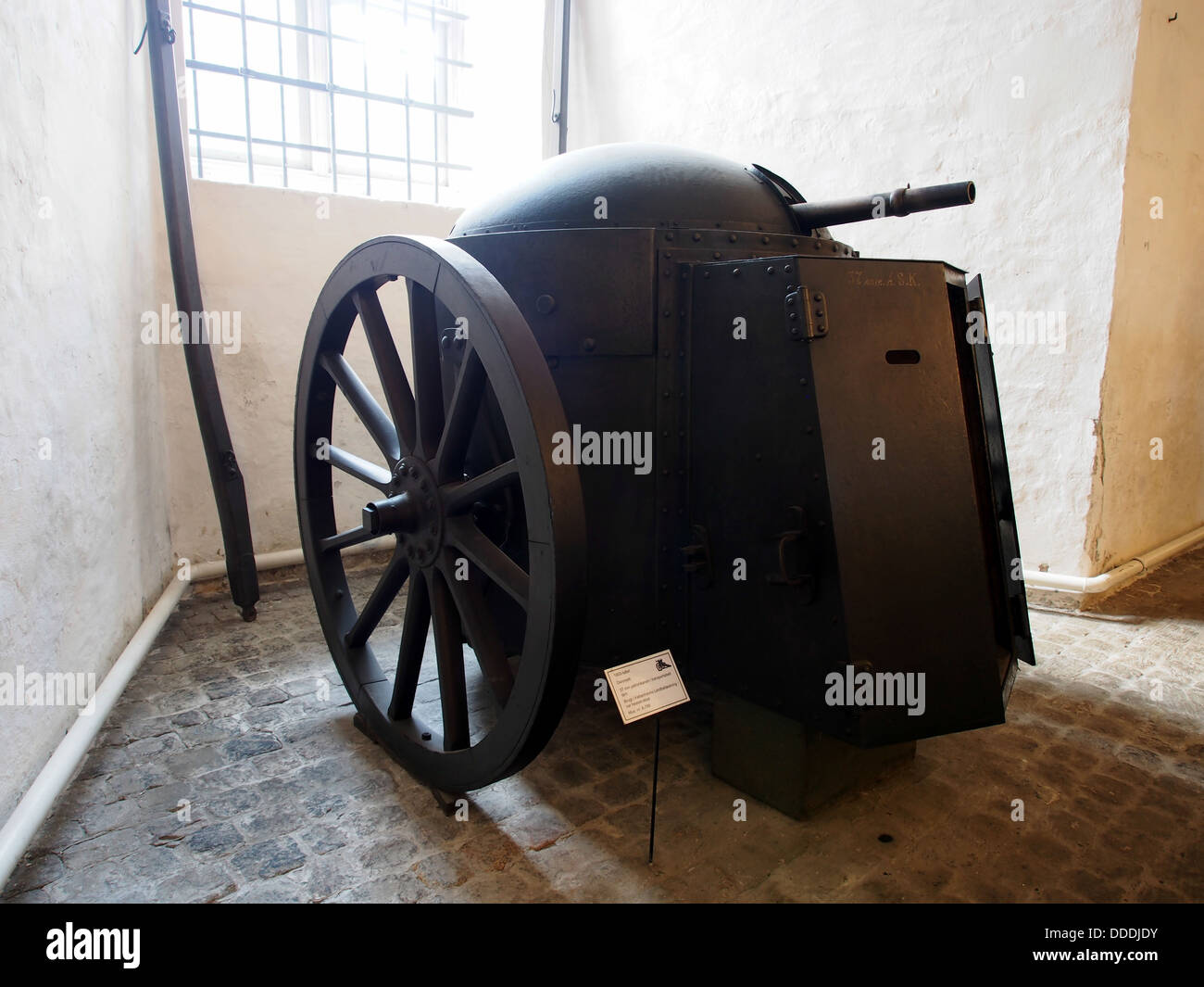The Transpotable cartridge gun tower is displayed at the Royal Danish ...