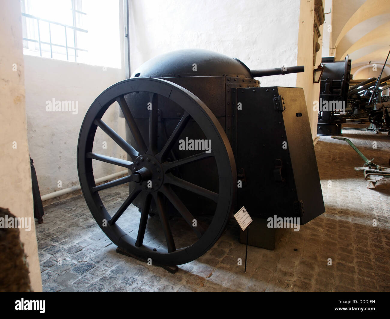 This transportable cartridge gun tower is on display at the Royal ...