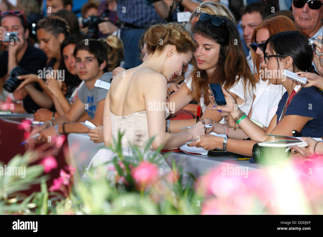 Venice, Italy. 30th August 2013. Sarah Gadon attending the 'Joe ...