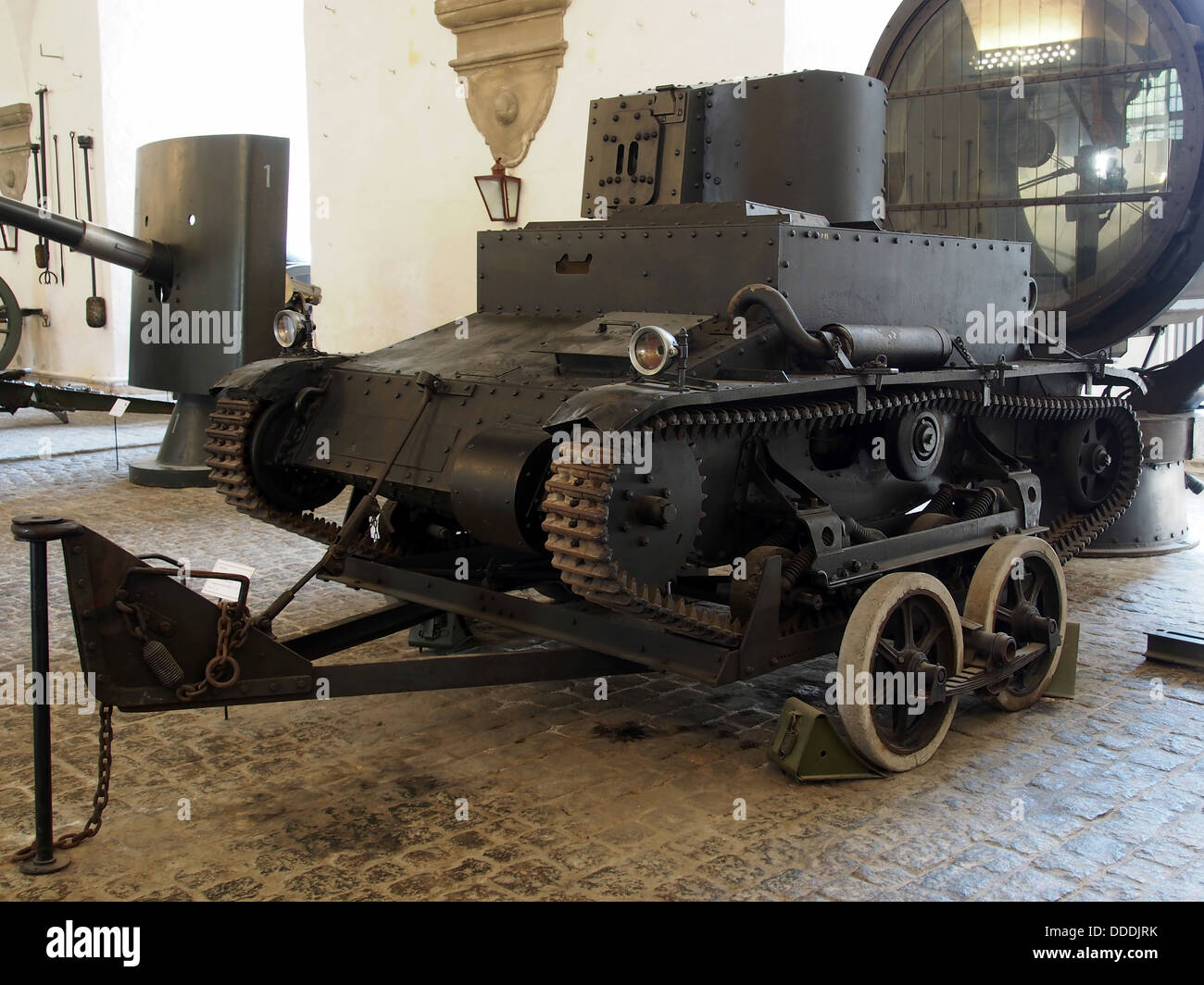The Vickers Carden-Loyd tankette is an experimental military vehicle ...
