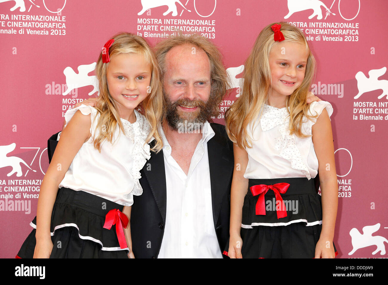 Pia Kleemann, Philip Groening and Chiara Kleemann during the 'Die Frau ...