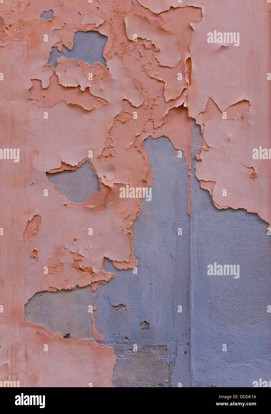 old wall with crumbling color Stock Photo - Alamy