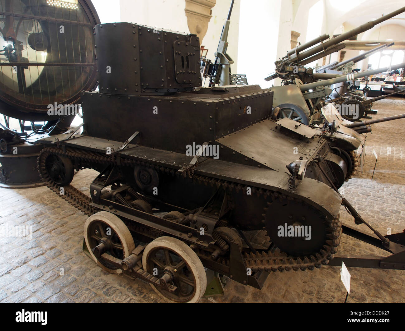 The Vickers Carden-Loyd tankette is a small British military vehicle ...
