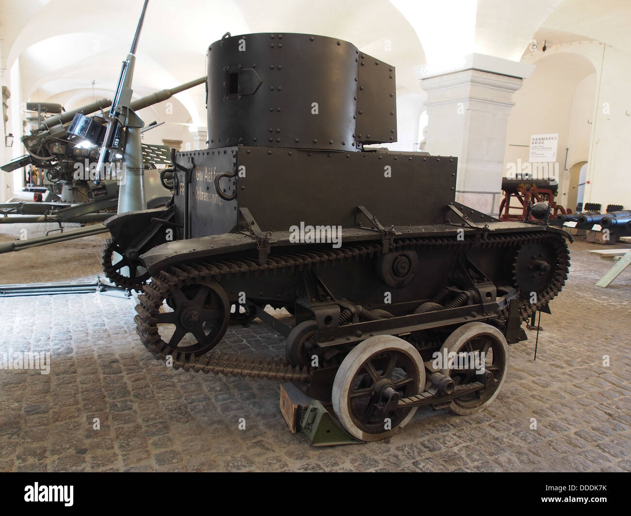 The Vickers Carden-Loyd tankette, a reconnaissance vehicle used during ...