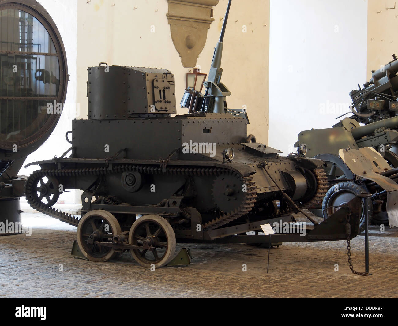 The Vickers Carden-Loyd tankette is a British-made reconnaissance ...