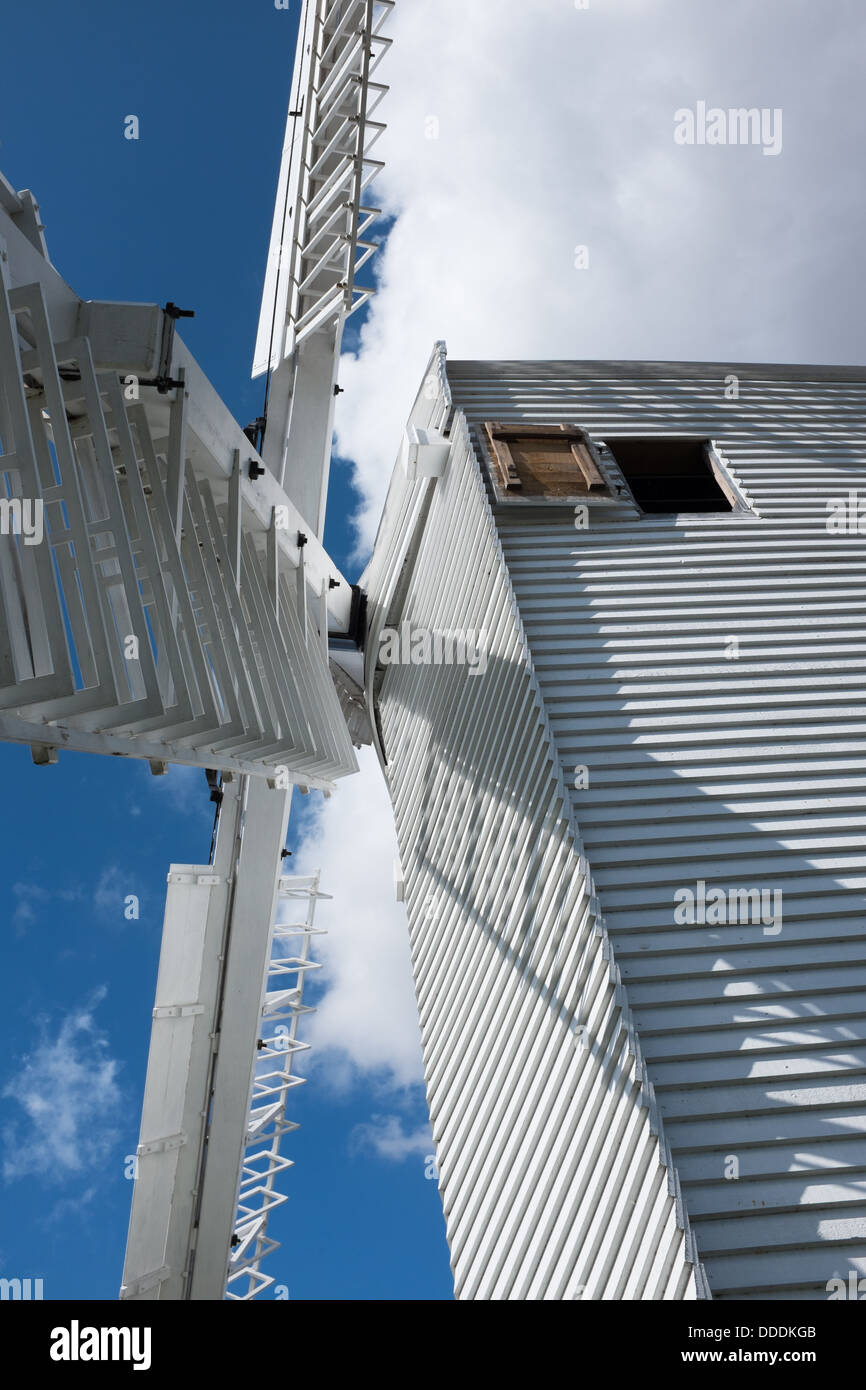 Chillenden Windmill, Kent, Restored Post Windmill Stock Photo - Alamy