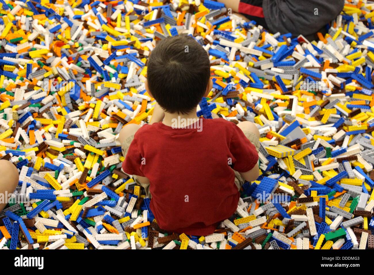Lego child playing hi-res stock photography and images - Alamy