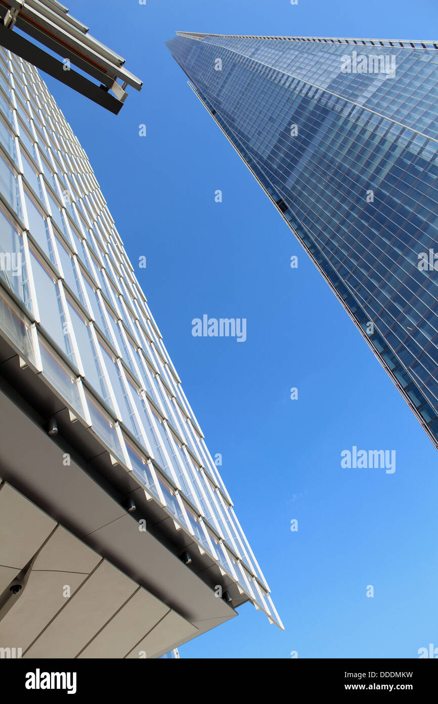 The Base of The Shard Office Development at London Bridge, looking ...