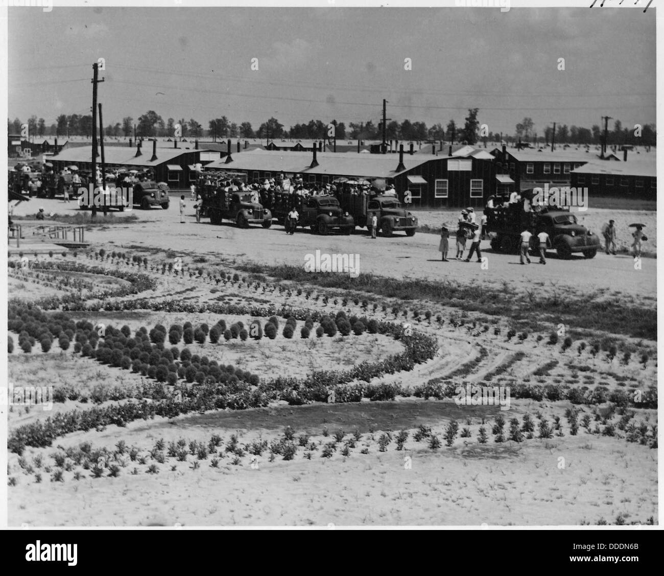 The Jerome Relocation Center in Denson, Arkansas, was a World War II ...