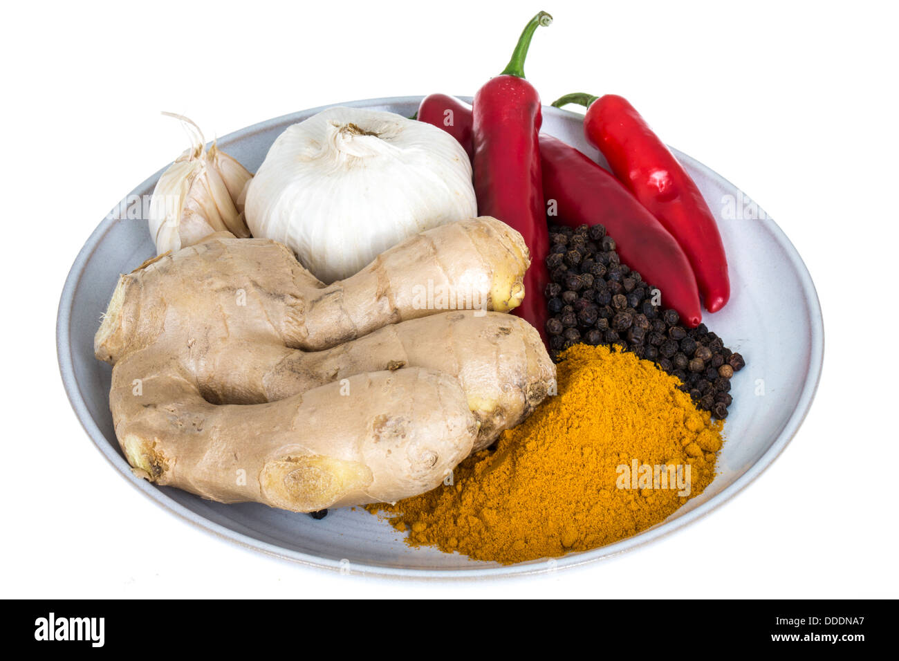 Selection of Cooking Aromatic and Spicy Spices and Ingredients on a ...