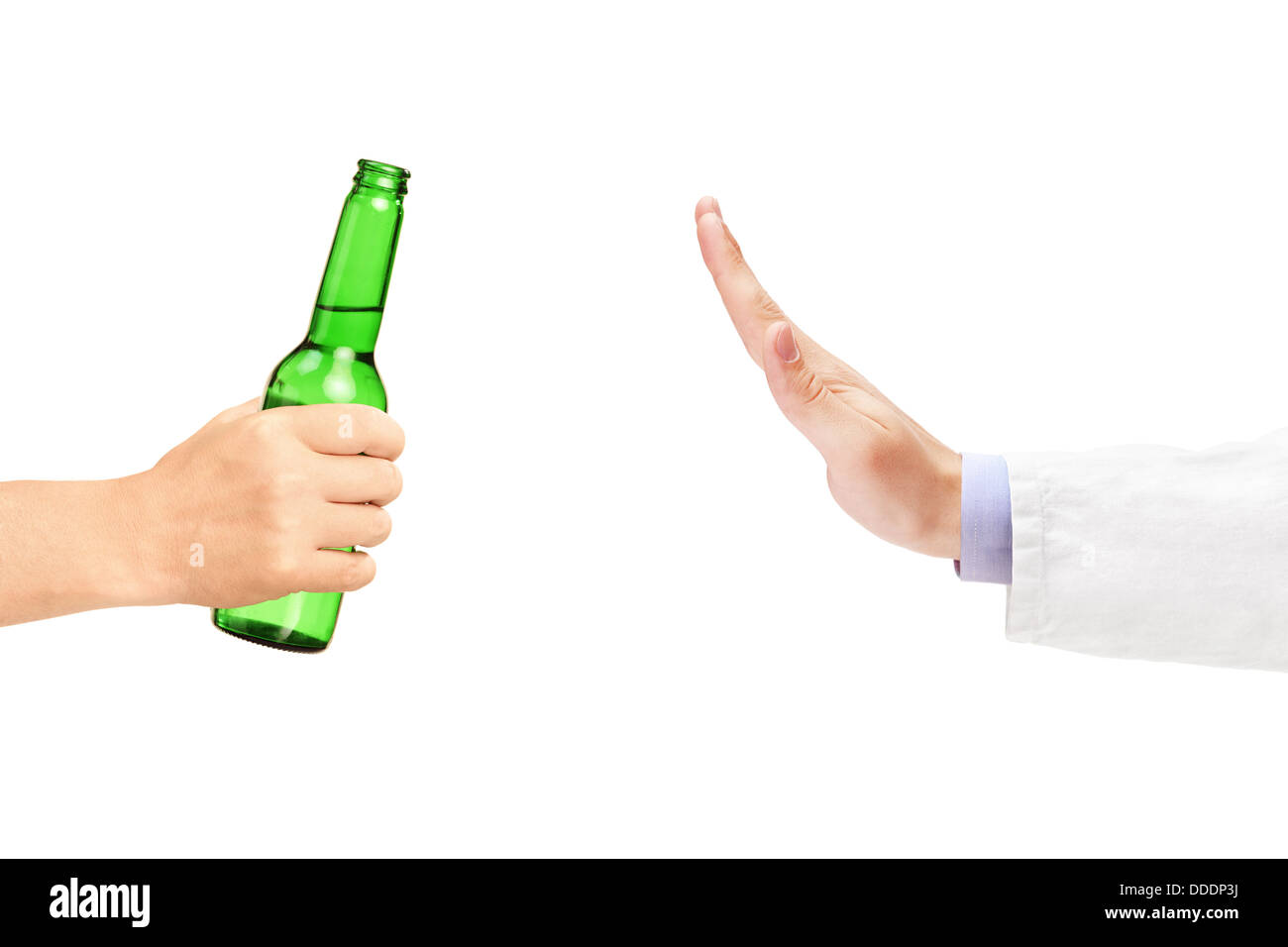 Refusing a alcohol drink hi-res stock photography and images - Alamy