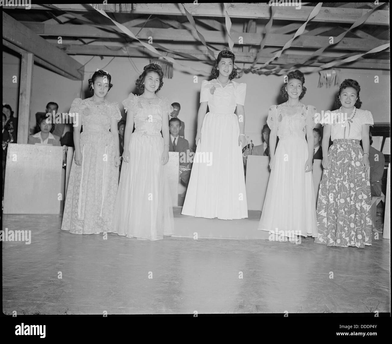 At the Gila River Relocation Center in Arizona, Harvest Festival Queens ...