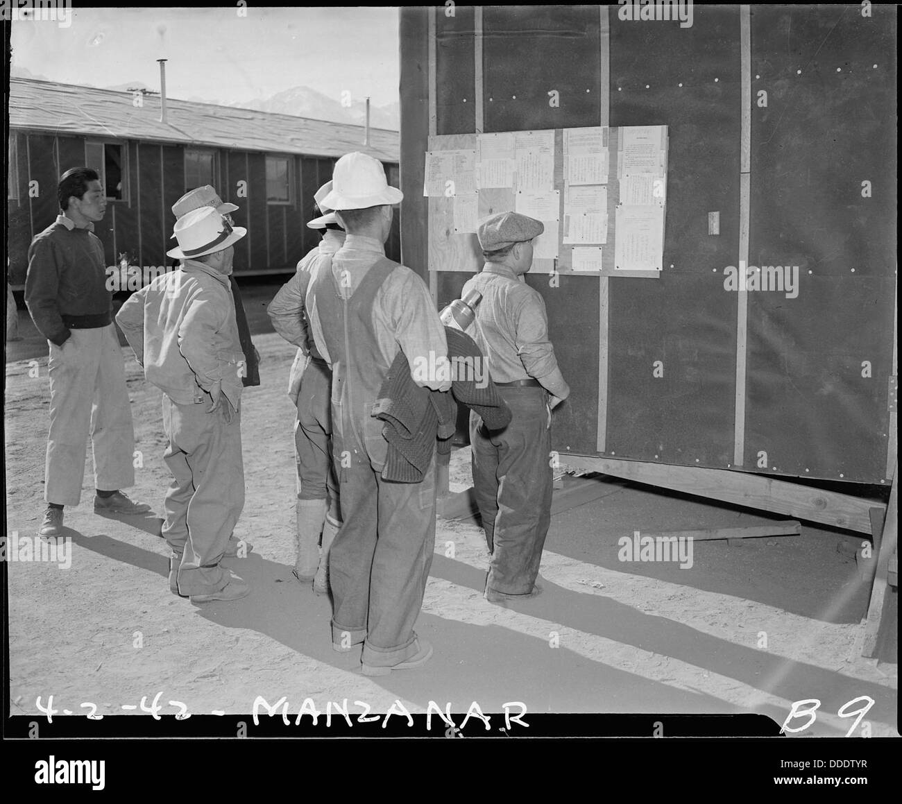 Public notices board Black and White Stock Photos & Images - Alamy