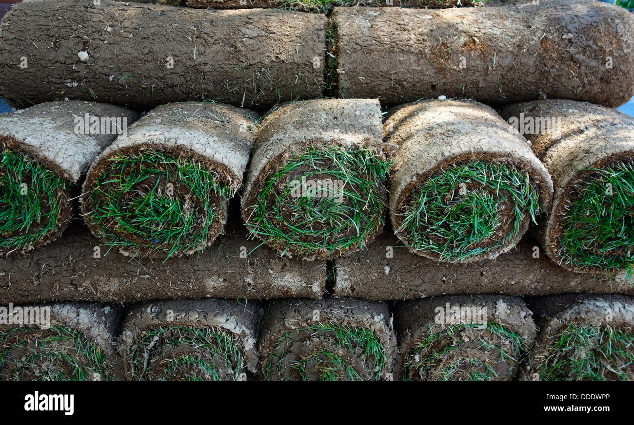Rolled sod hi-res stock photography and images - Alamy