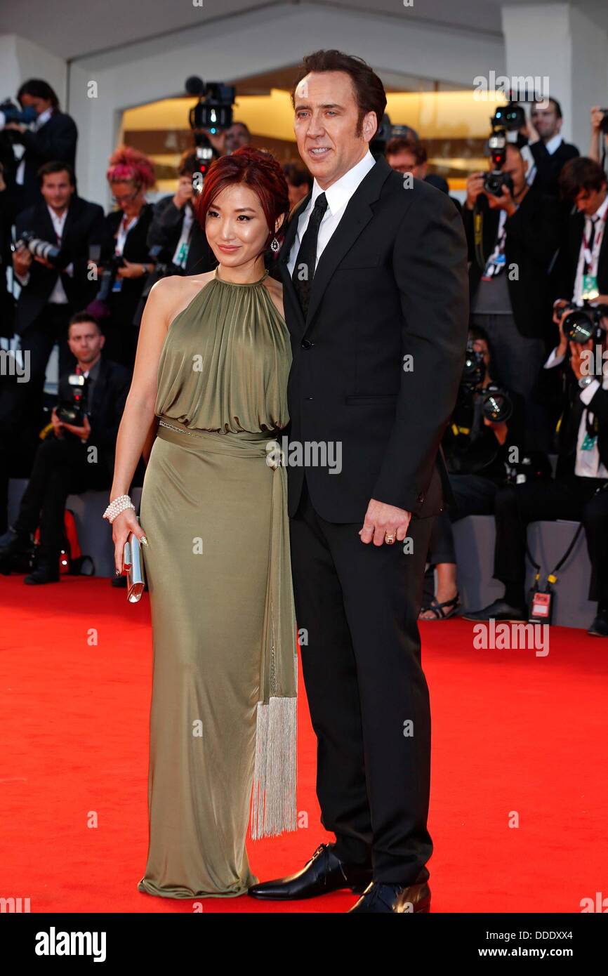 Venice, Ca, Italy. 30th Aug, 2013. NICOLAS CAGE, ALICE KIM CAGE.Joe ...
