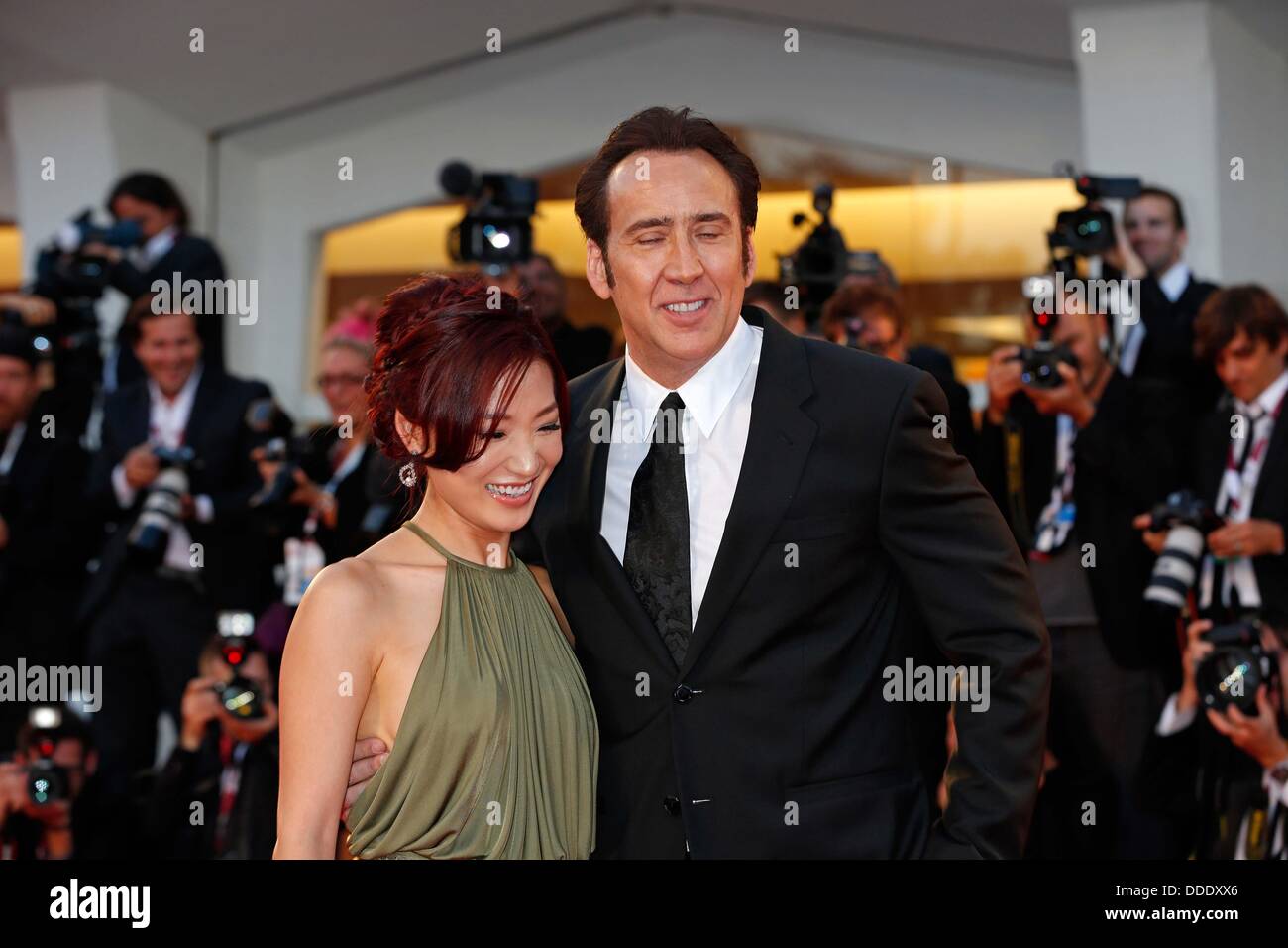 Venice, Ca, Italy. 30th Aug, 2013. NICOLAS CAGE, ALICE KIM CAGE.Joe ...