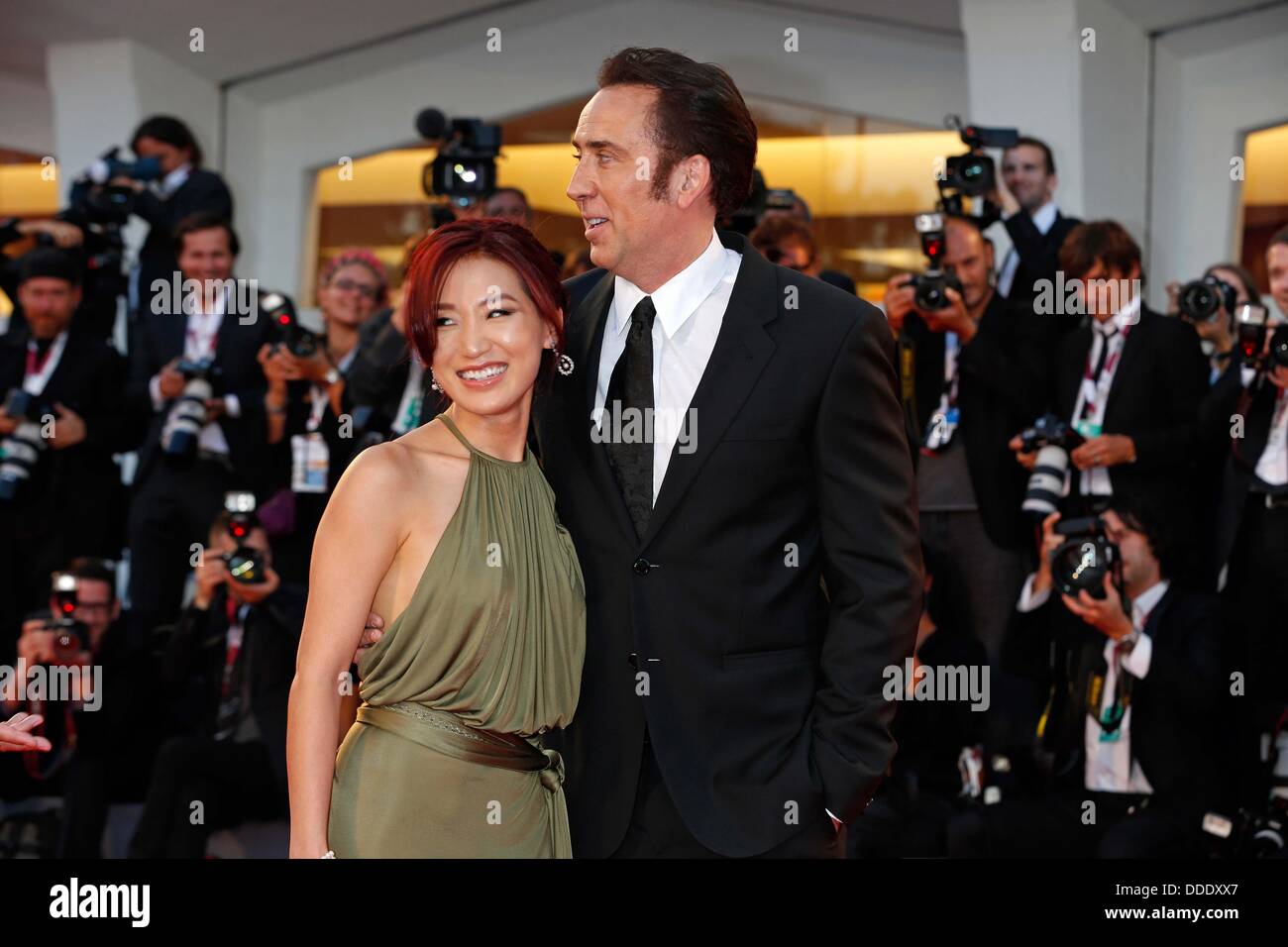 Venice, Ca, Italy. 30th Aug, 2013. NICOLAS CAGE, ALICE KIM CAGE.Joe ...