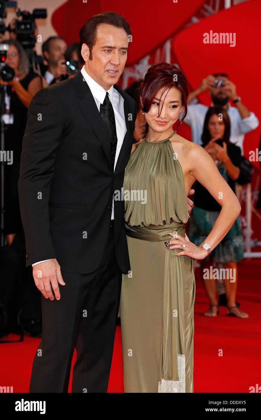 Venice, Ca, Italy. 30th Aug, 2013. NICOLAS CAGE, ALICE KIM CAGE.Joe ...