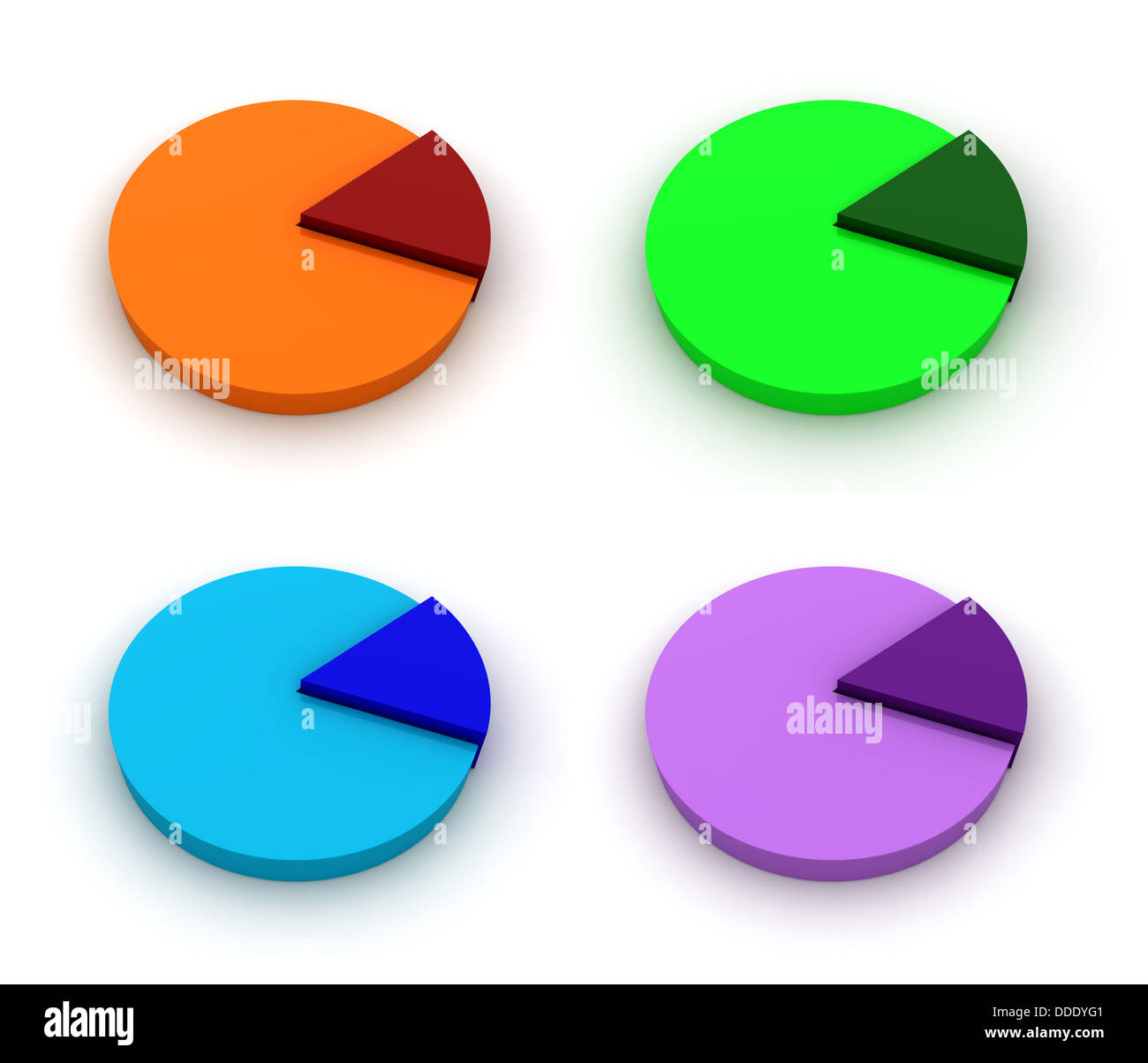 Color pie chart Stock Photo - Alamy