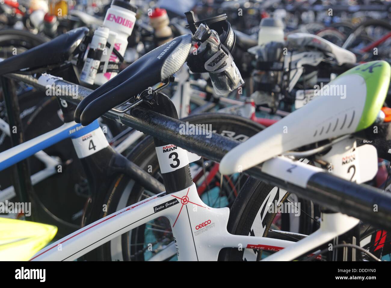 Aug. 31, 2013 - BINTAN, INDONESIA AUGUST 31, 2013 : Justin Granger bike ...