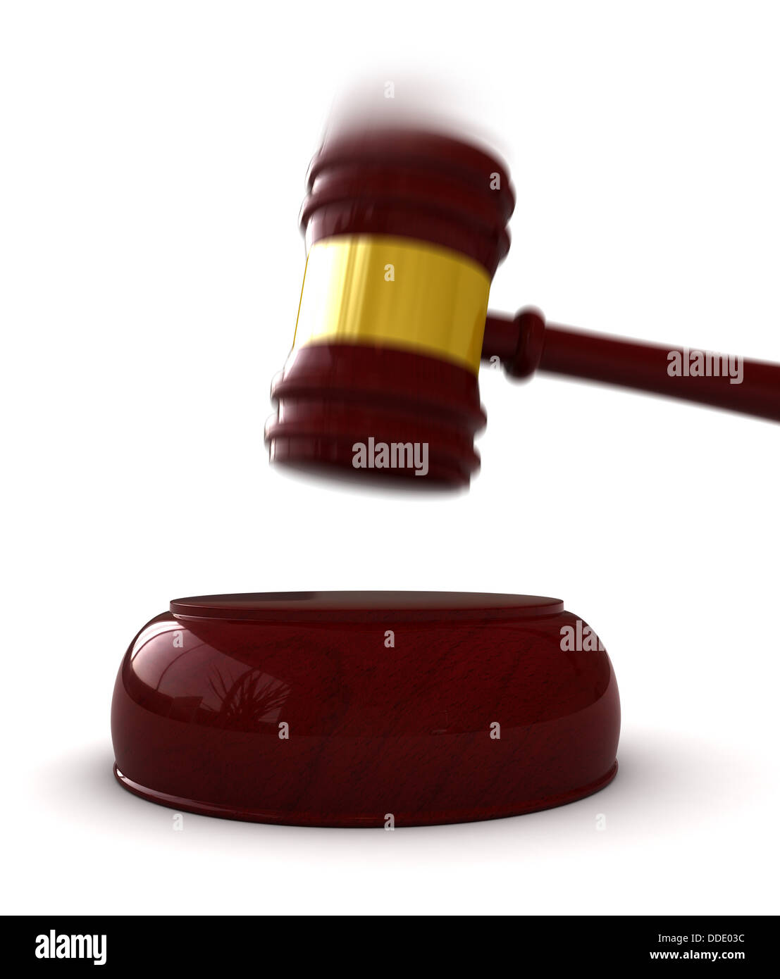 3d render of hitting judge hammer with added motion blur Stock Photo ...