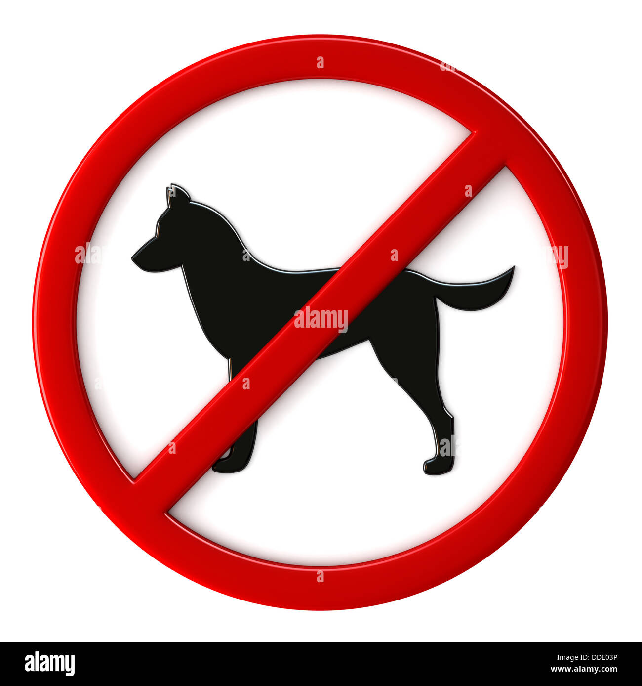 Dogs not allowed sign Stock Photo - Alamy